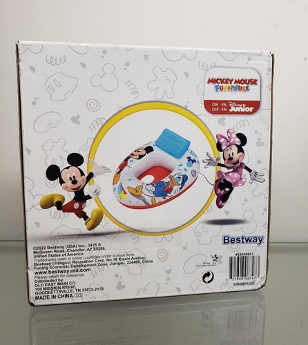 Disney Junior Mickey Mouse Inflatable Baby Watercraft Pool Raft Float 6 ...