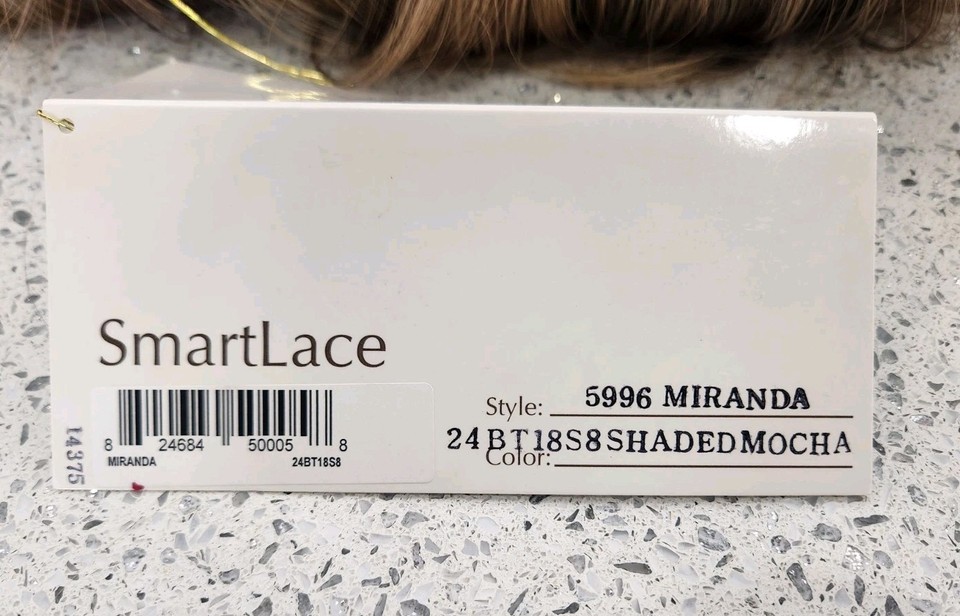 Miranda by JON RENAU 24BT18S8 Shaded Mocha Synthetic Women Wig | eBay