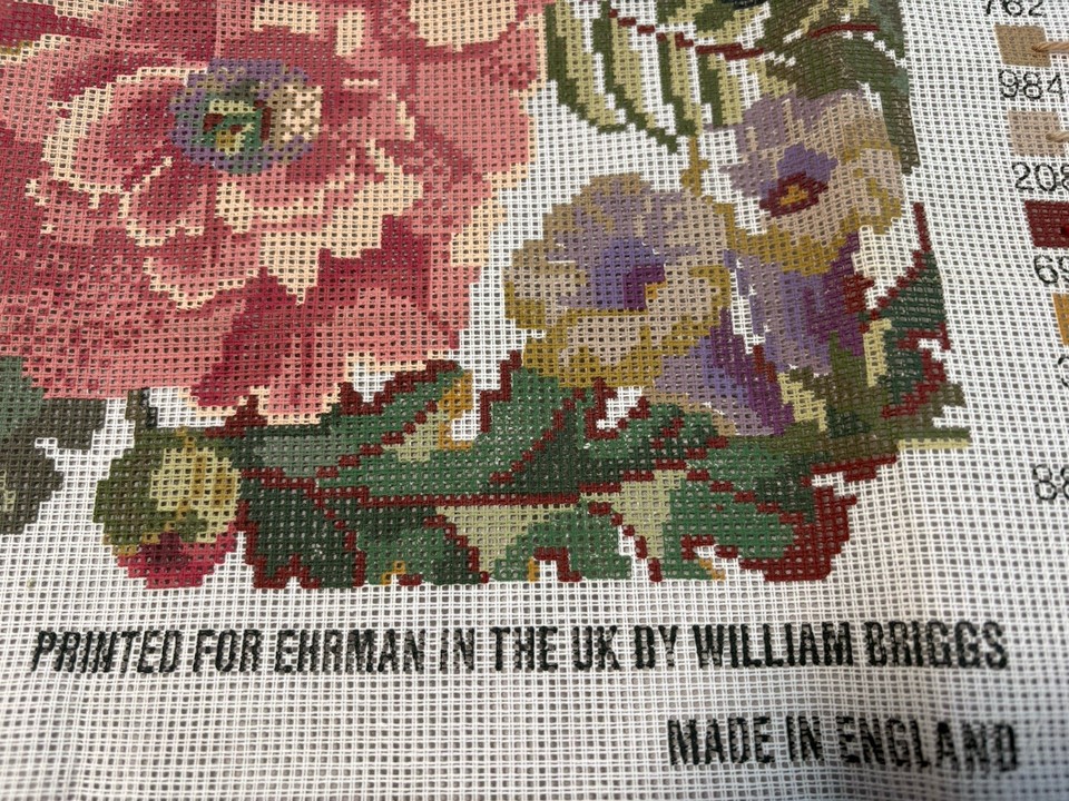 VINTAGE EHRMAN NEEDLEPOINT/TAPESTRY KIT BY J & J SEATON - OLD ENGLISH ...