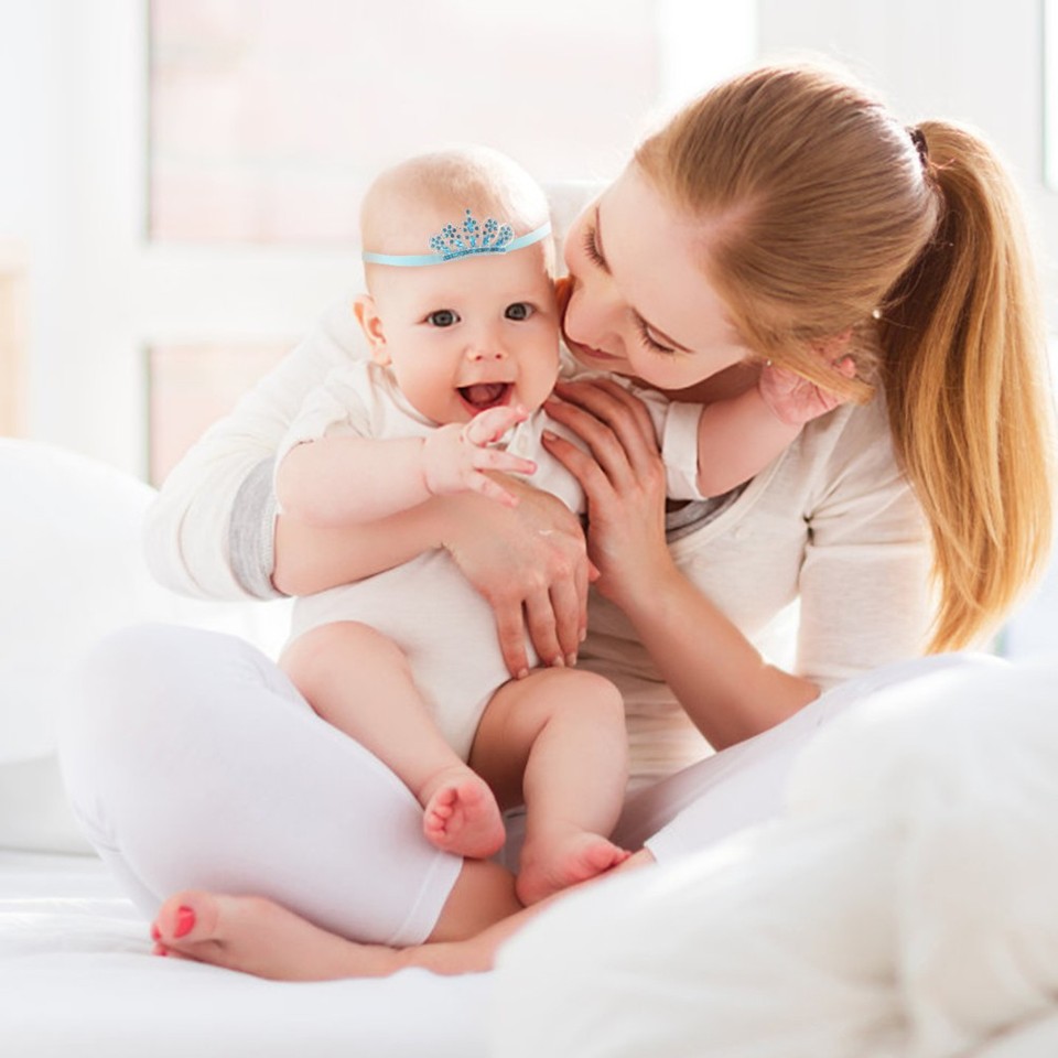 4pcs Baby Crown Headband Children Hair Crown Headdress (Random Color ...