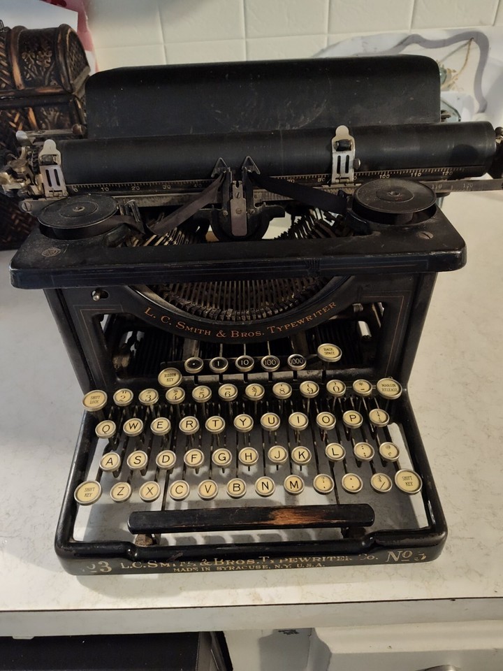 L.C. Smith & Bros No.3 Vintage 1900s-1920s Typewriter | eBay