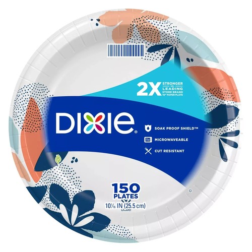 Dixie Everyday 10 1/16" Paper Plates 150 ct | eBay