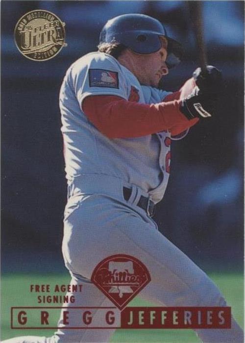 1995 Fleer Ultra - Gregg Jefferies #420 Gold Medallion Edition for sale ...