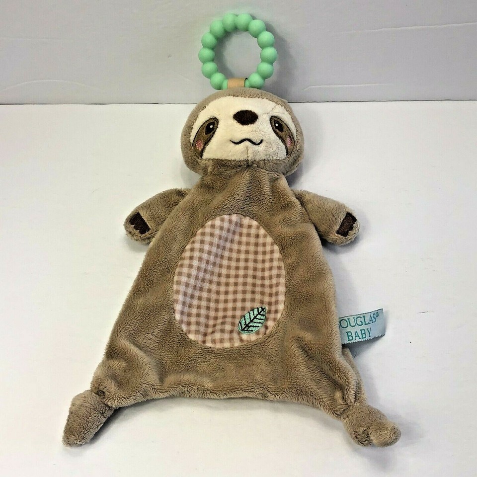 Douglas Baby Sloth Lovey Teething Plush Lil Snugglers 14" | eBay