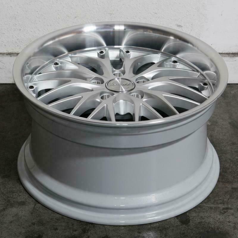 MRR GT1 Mesh Silver Wheels For Chrysler Crossfire 18x8.5/19x9.5 5x112 ...