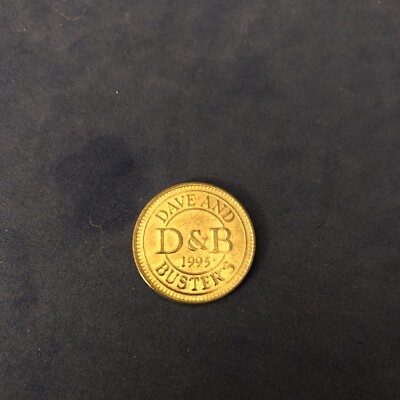 Vintage Dave & Buster’s D&B Game- Video Arcade Token 1995 Free Shipping ...