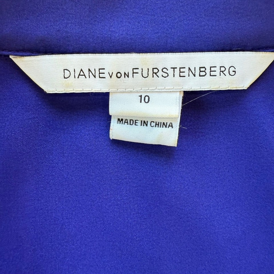 Diane Von Furstenberg Dvf Lorelei Two Leopard Print Silk Shirt Woman's ...