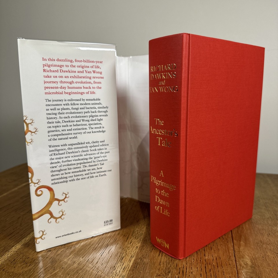 The Ancestor's Tale by Richard Dawkins SIGNED 2016 UK UPDATED ED HB 1st ...