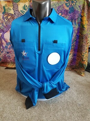 Elite USSF Soccer Referee Jersey All Sizes Long Sleeve | eBay