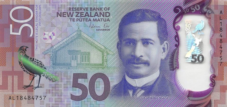 New Zealand $50 2018 Series AL Polymer Uncirculated Banknote EA10 | eBay