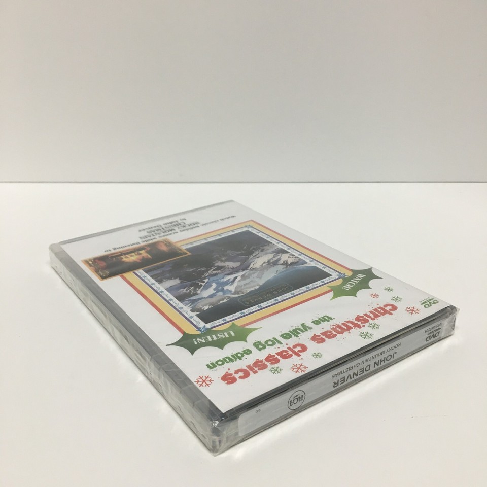 Rocky Mountain Christmas by John Denver (DVD) Yule Log Edition Sealed w ...