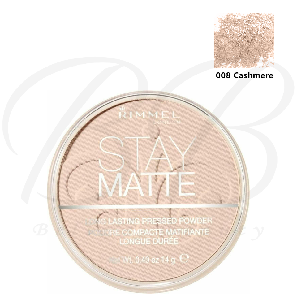 RIMMEL London Stay Matte Long Lasting Shine Pressed Face Powder 14g ...