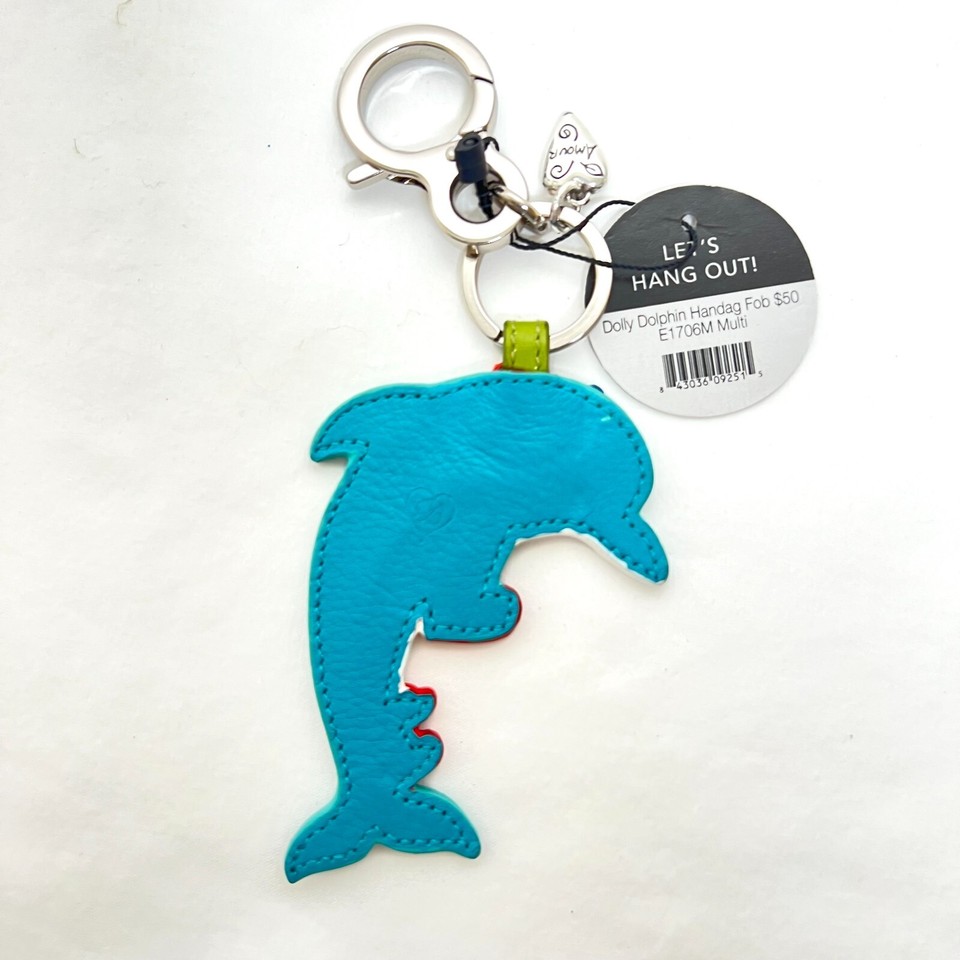 BRIGHTON Leather Handbag Charms Fobs Key Chains NWT $45-50 | eBay