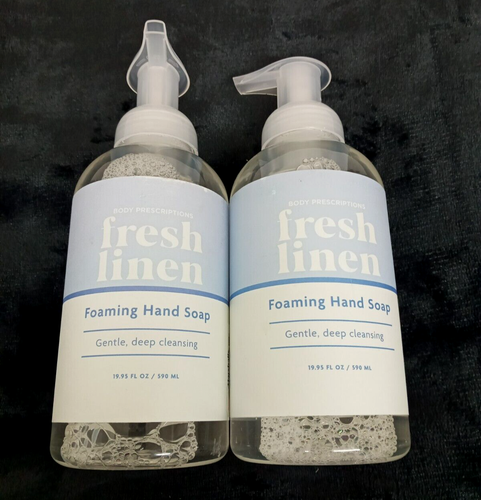 2- 19.95 oz EACH Body Prescriptions FRESH LINEN Hand Soap | eBay