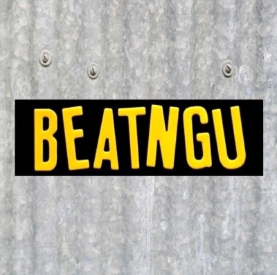 "BEATNGU" license plate style BUMPER STICKER Jeepers Creepers prop ...