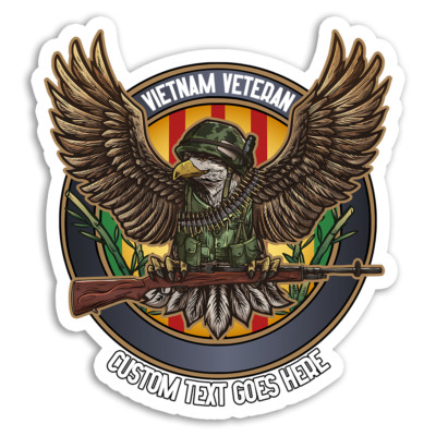 Vietnam Era Veteran Custom 5 Inch War Decal Sticker | eBay