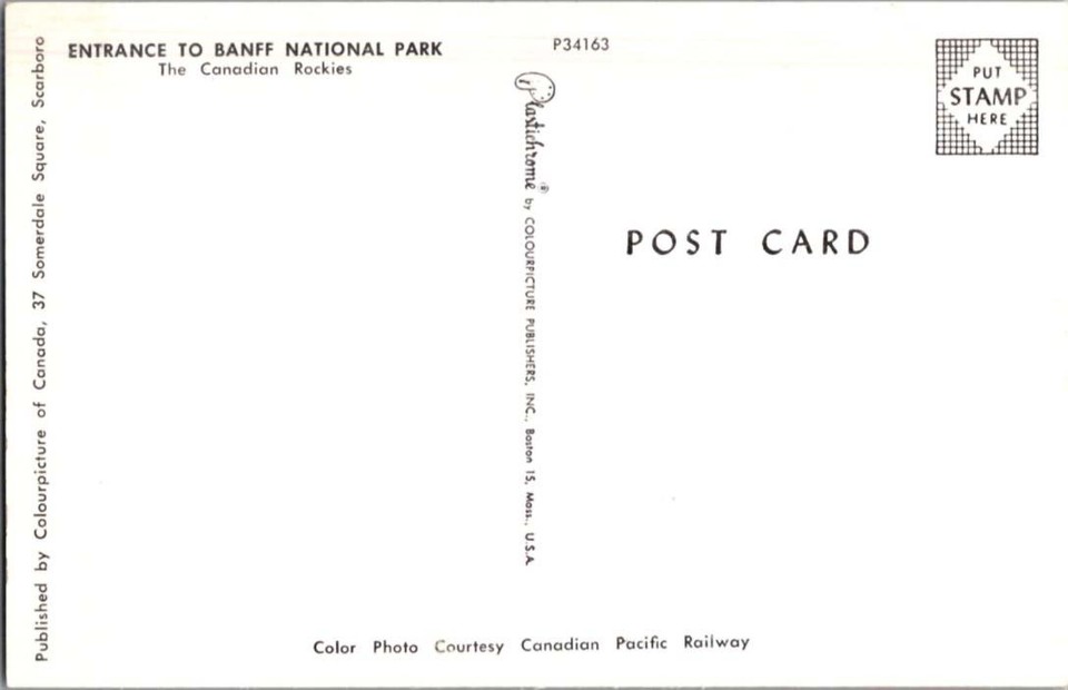 Calgary Alberta AB : BANFF NATIONAL PARK j/09 BH7169 | eBay UK