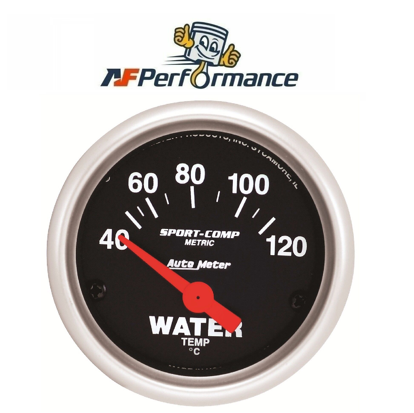 AutoMeter 40-120 °C Sport-Comp Analog Water Temp Gauge # 3337-M | eBay