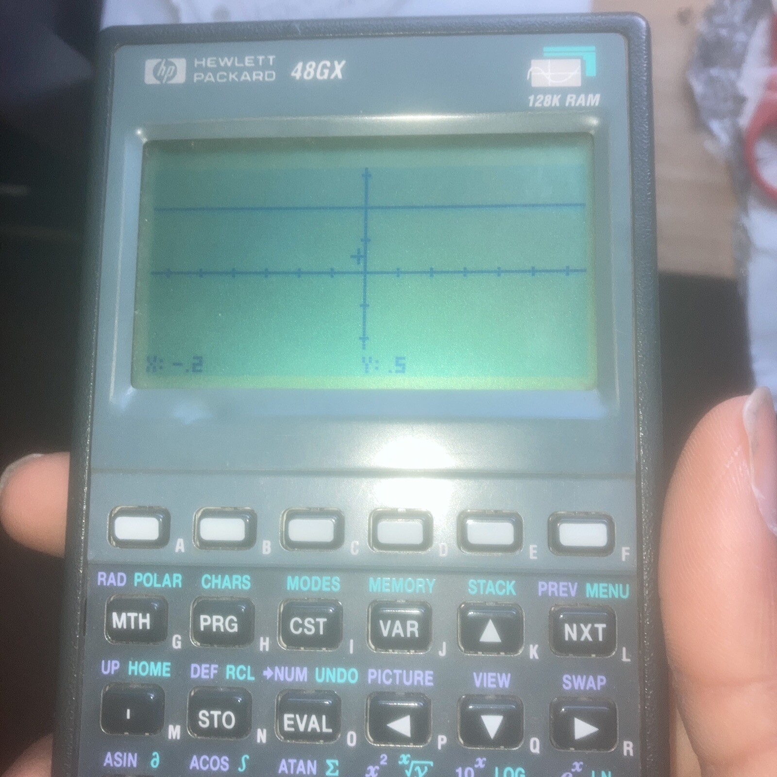Hewlett Packard HP 48GX Graphing Calculator With Case Tested No Manual ...