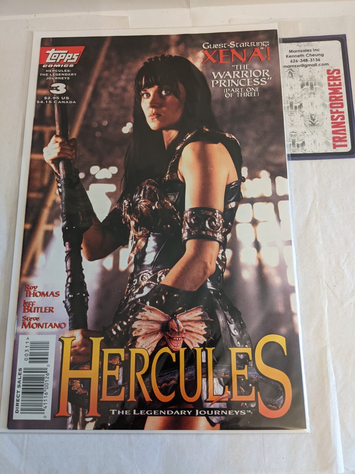 Topps Comics 1996 Hercules #3 Xena photo cover | eBay UK