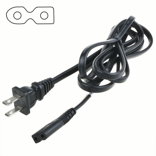 2 Prong Polarized Power Cable Cord for Vizio Sharp Sanyo Emerson LED ...