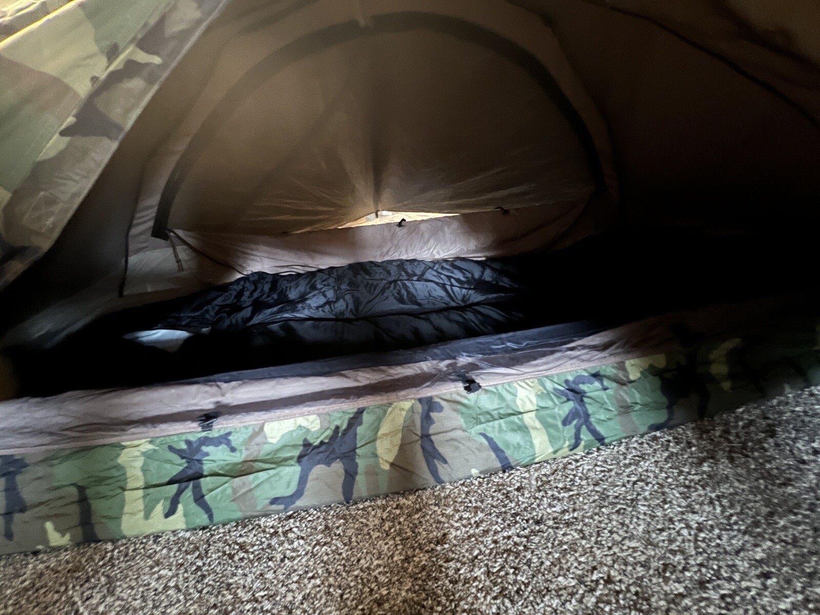 USMC TCOP Tent Combat One Person. M81 Woodland W/ Rainfly NIB Eureka ...