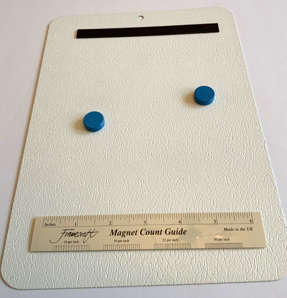 Framecraft Magnetic Board (8 x 11 inches) with Magnetic Count Guide ...