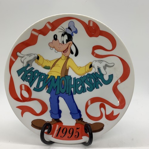 Vintage 1995 Walt Disney Goofy Happy Mother's Day Plate Ltd Edition | eBay