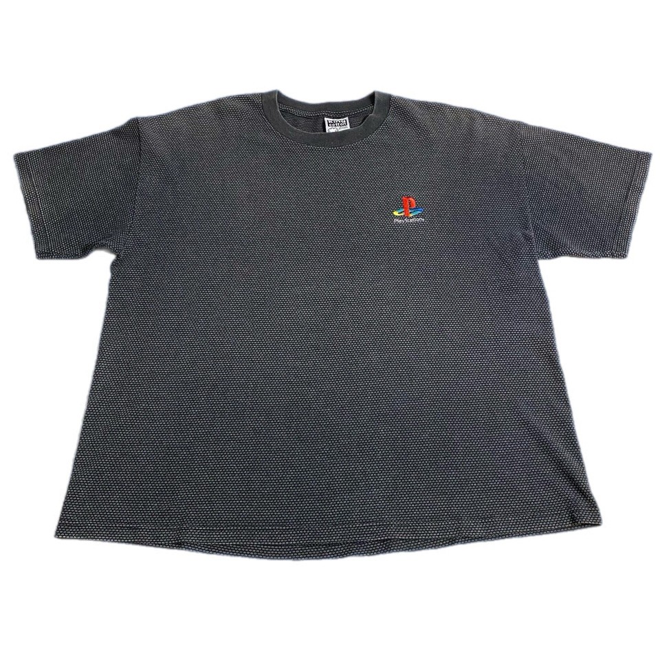Vintage 90s PS1 Playstation T Shirt Video Game Promo Tee Size XL Rare ...