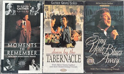 Gaither Gospel Series Bill & Gloria Lot of 3 VHS Tapes New Sealed ...