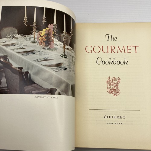 The Gourmet Cookbook 1951 Third Print Hardcover w/ Slipcase Vintage ...