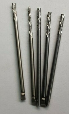 Lot X 5 Dental Lab stainless steel Cutters Bur ENT industrial long ...