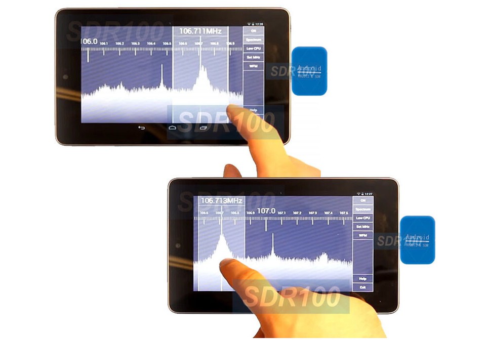 USB RTL-SDR Scanner DAB DVB-T FM AM HAM Radio Receiver For Android OS ...