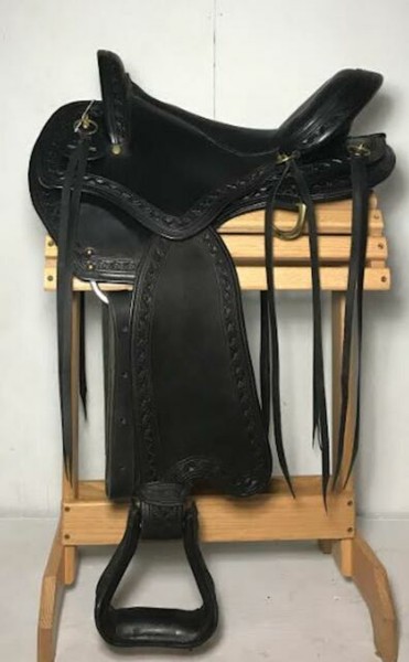 Big Horn 16" Black Center Fire Cordura Endurance Saddle for sale online ...