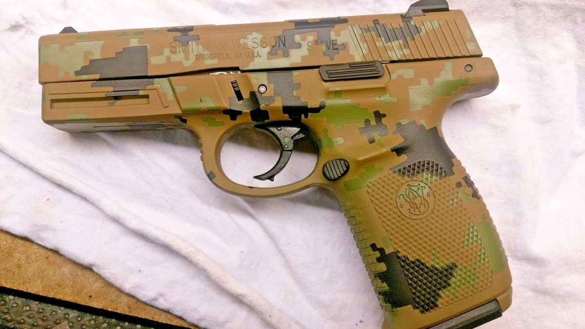 Digital Camo Stencils For Guns