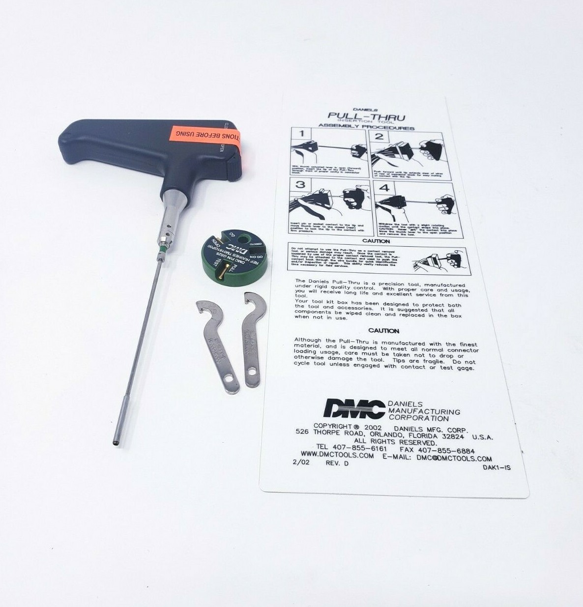 DMC Tool Set - DAK1-16P-S, Pull-Thru Insertion Tool Set | eBay