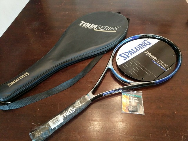 Spalding Tour Series Classic Midplus Tennis Racquet Unstrung Graphite 4 ...