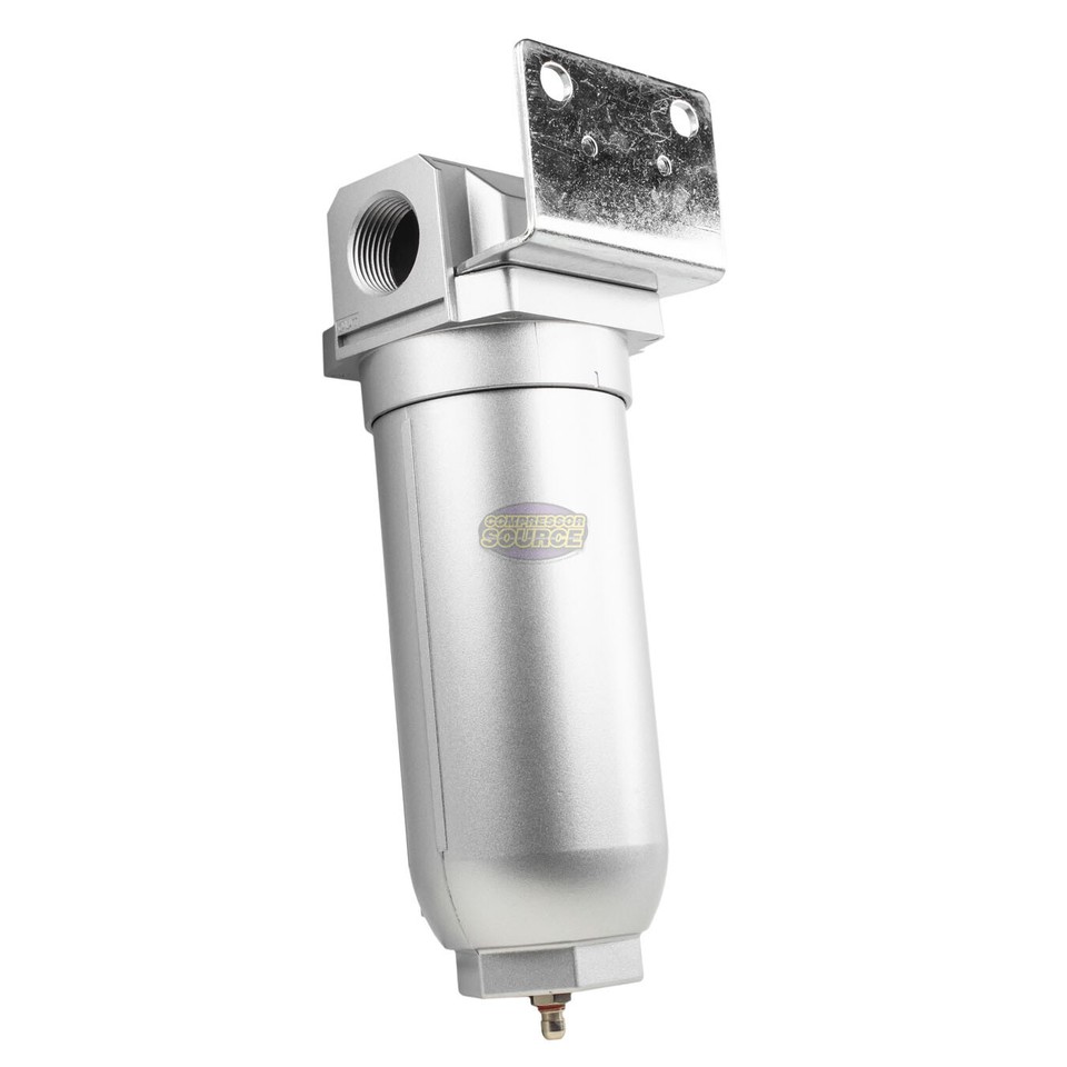 1" Inline Air Compressor In Line Water Moisture Filter Trap Separator ...