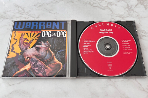 Warrant Dog Eat Dog CD ORIGINAL EARLY PRESS! Columbia CK 52584 Glam ...