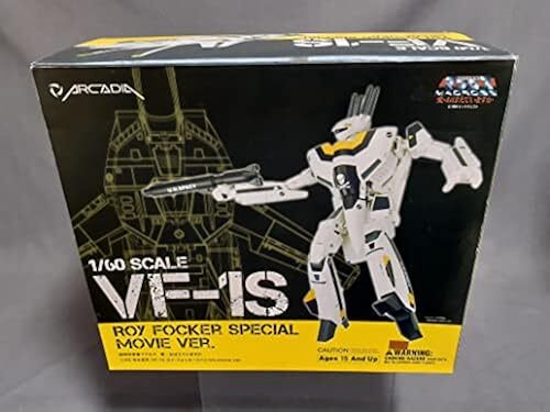 Arcadia Macross Robotech VF-1S Roy Focker Special Movie ver. 1/60 ...