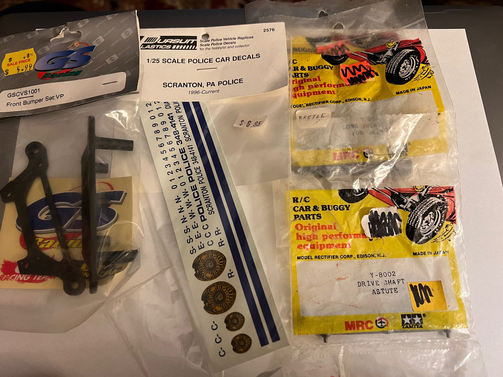 lot of misc RC car parts decals, bumper, axles | eBay