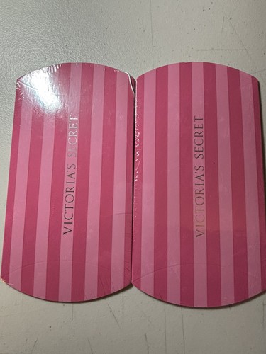 Vintage 2 Victorias Secret Pink Striped SM Gift Box Ensembles New Old ...
