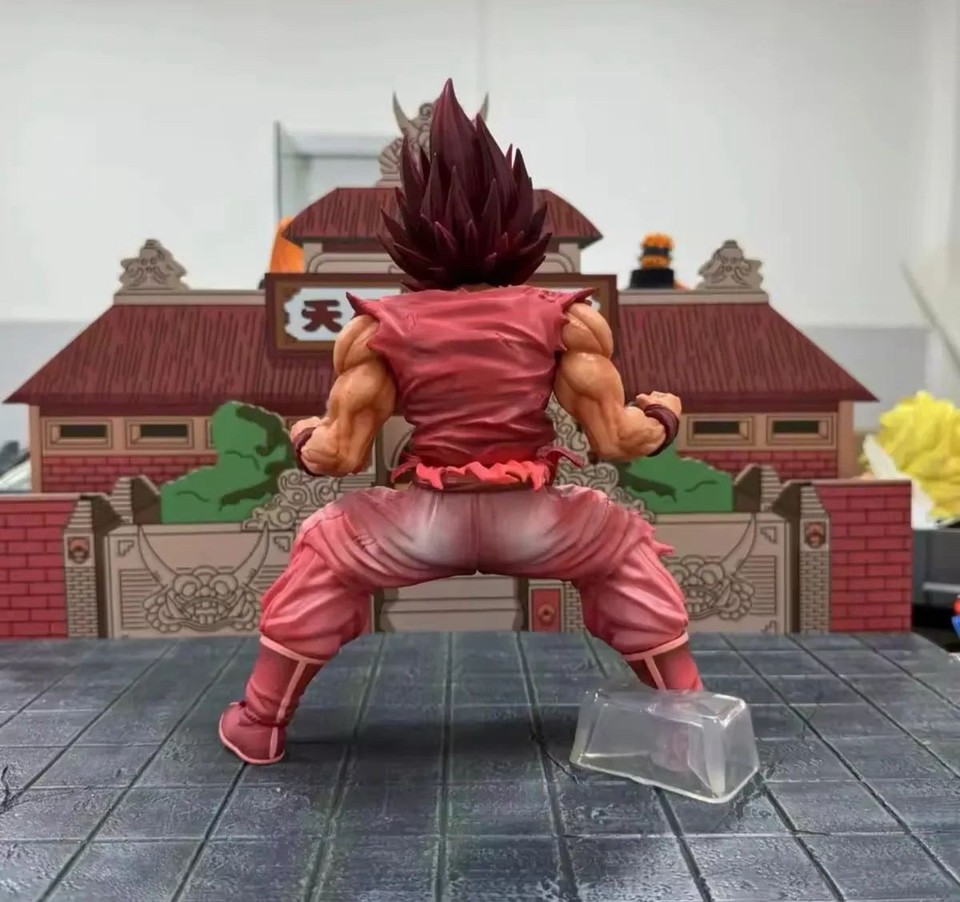 Dragon Ball Z Kaioken Goku Figure 10” Mexican BOOTLEG Mexico New | eBay