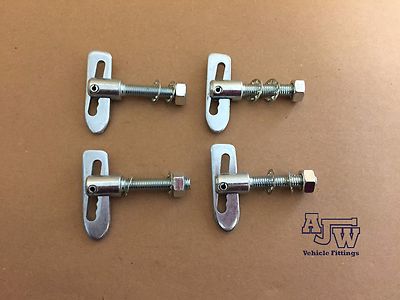 4 x Antiluce Fastener Drop Lock ZP M8 x 38mm Horseboxes Trailer Trucks ...