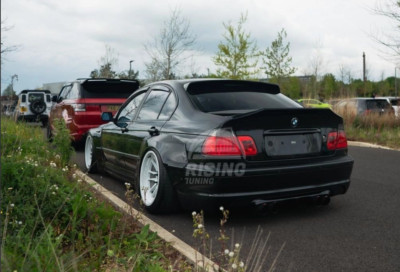 E46 ducktail trunk Spoiler M3 bmw e46 sedan Spoiler lip JDM style | eBay