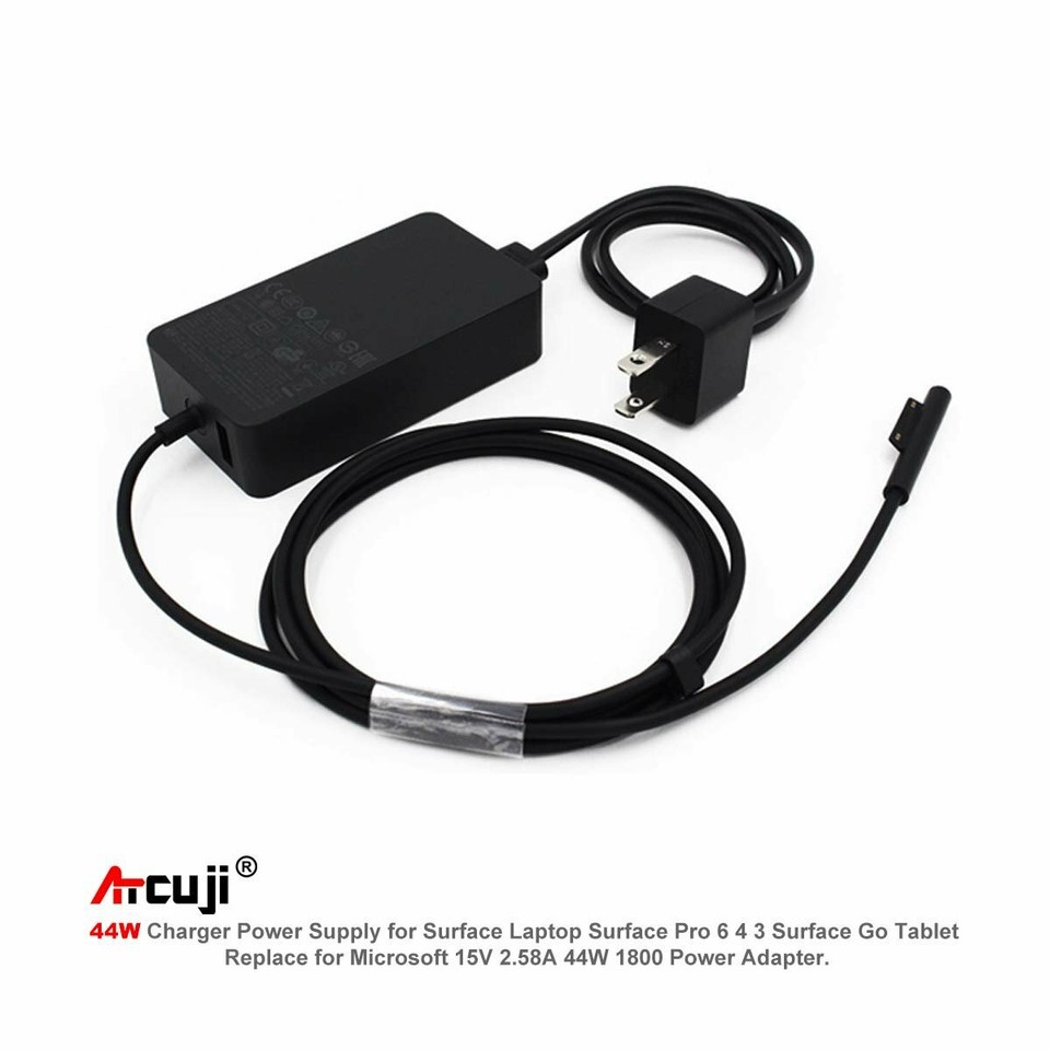 44W Surface Laptop Power Supply for Microsoft Surface Laptop Power Cord ...