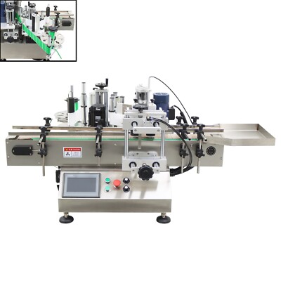 Automatic Round Bottle Labeling Machine Bottle/Can/Wine Labeler Full ...