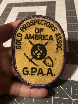 Vintage Gold Prospectors Association Of America G.P.A.A. Patch | eBay