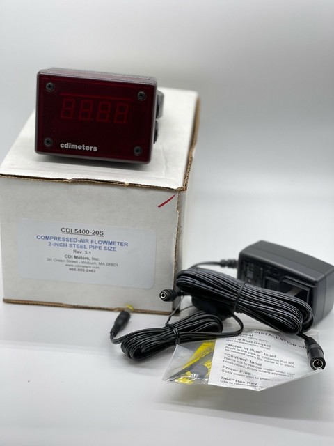 Onset T-cdi-5400-20s Compressed Air Flow Meter Sensor 40 to 600 SCFM ...