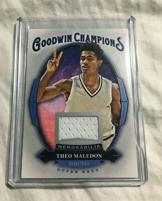 2020 Goodwin Champions THEO MALEDON relic | eBay